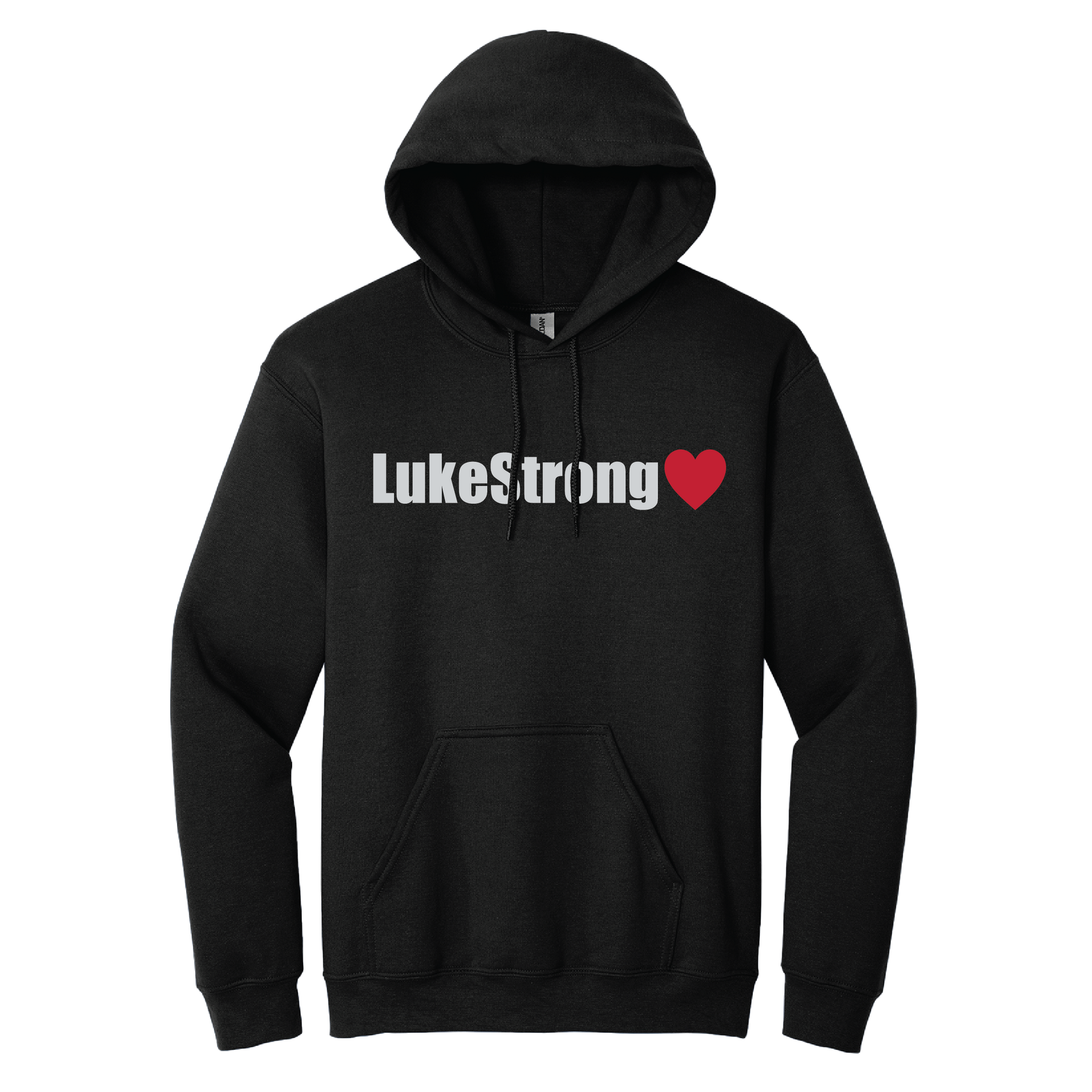 Luke Strong Hoodie - Black/Silver